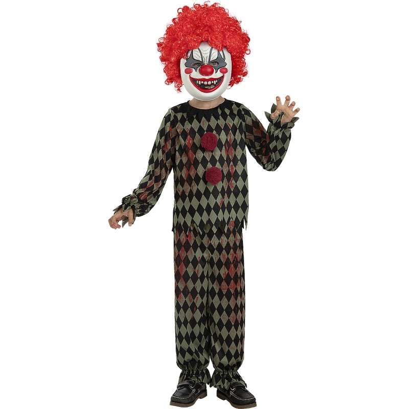 Déguisement Clown Sanguinaire Deluxe pour garçon |【Halloween en ligne】