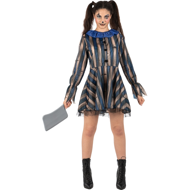 Déguisement Clown terrifiante pour Femme |【Halloween en ligne】