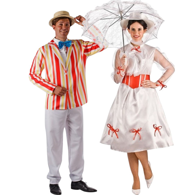 Déguisements Bert et Mary Poppins de Disney adultes pour couples