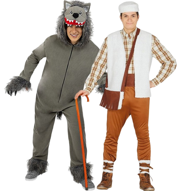 Déguisements Fable Le Berger et le Loup adultes pour couples