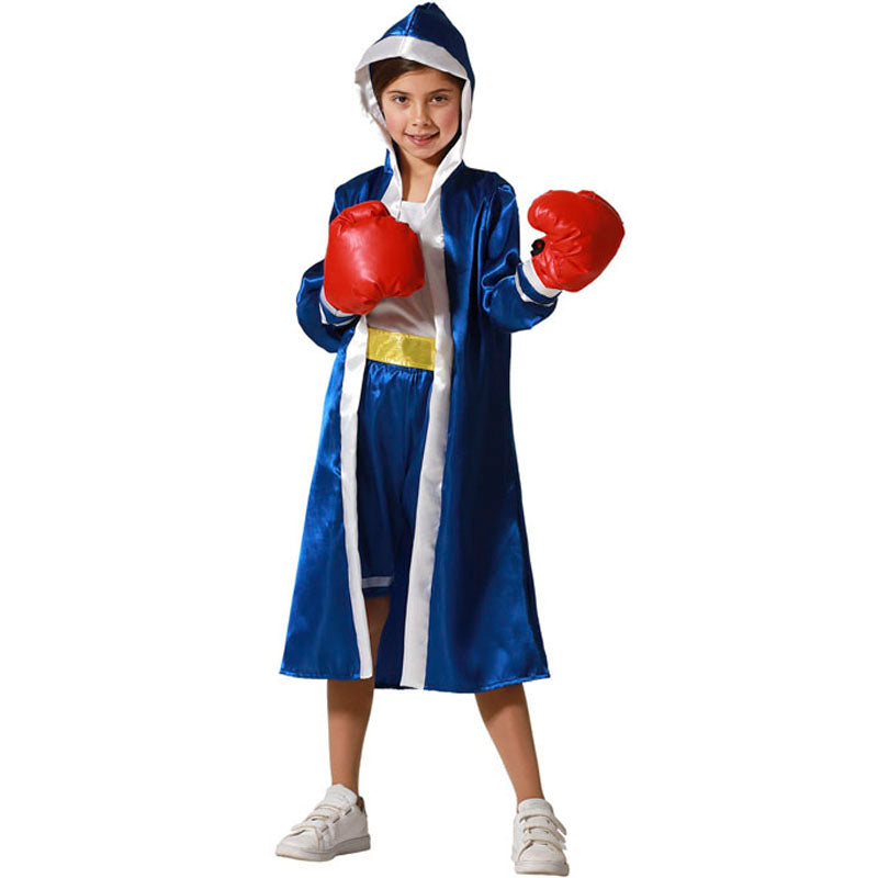 Déguisement Boxeur bleu pour garçons et filles |【Boutique en ligne】