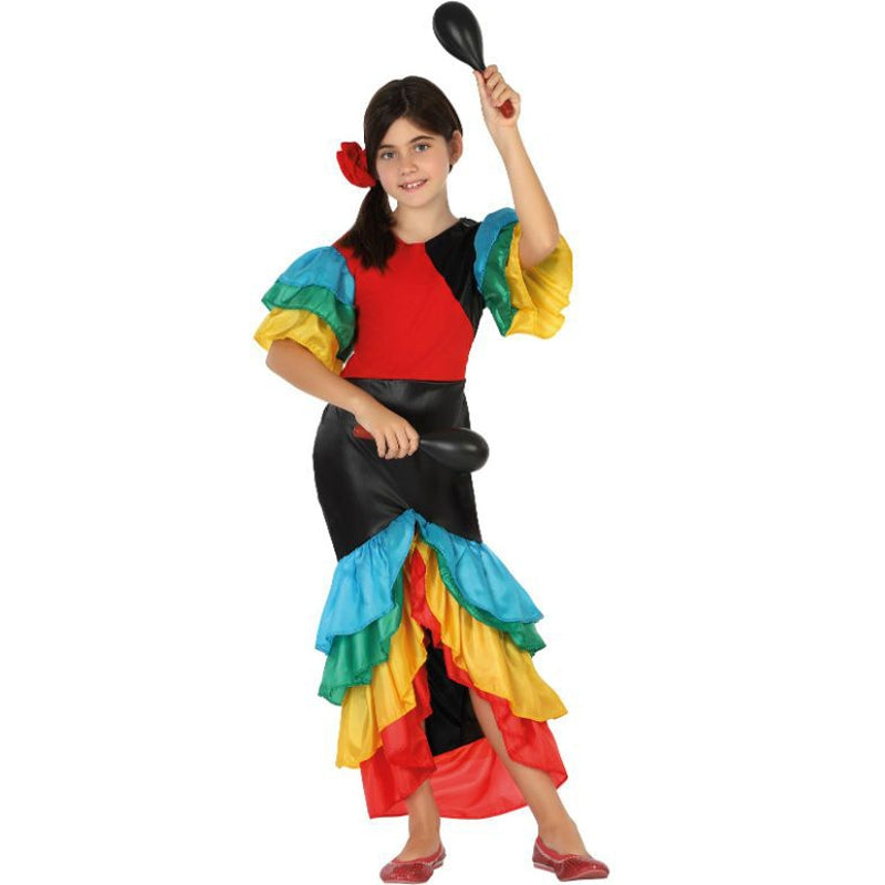 Déguisement Danseuse Rumba Tropicale fille pour enfant en ligne