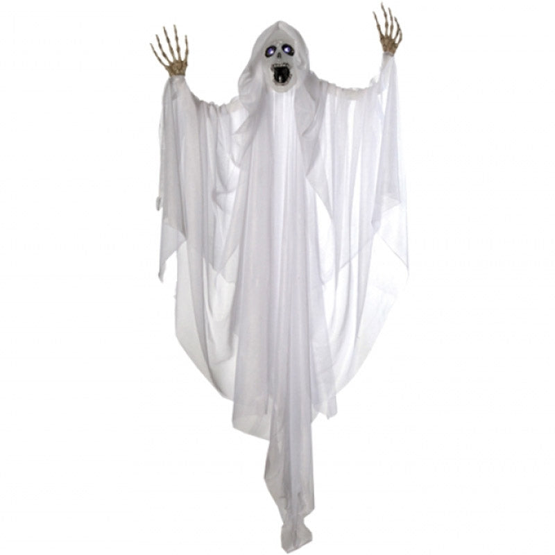 Fantôme blanc avec lumière - Idées déco Halloween
