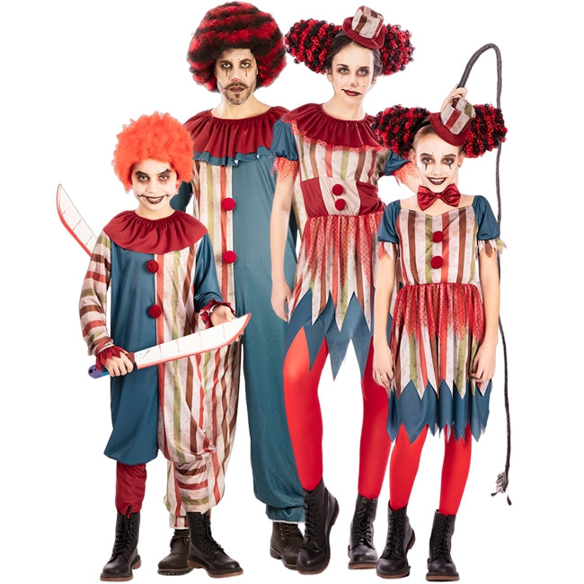 Déguisements Clowns Cirque de la terreur adultes et enfants pour familles