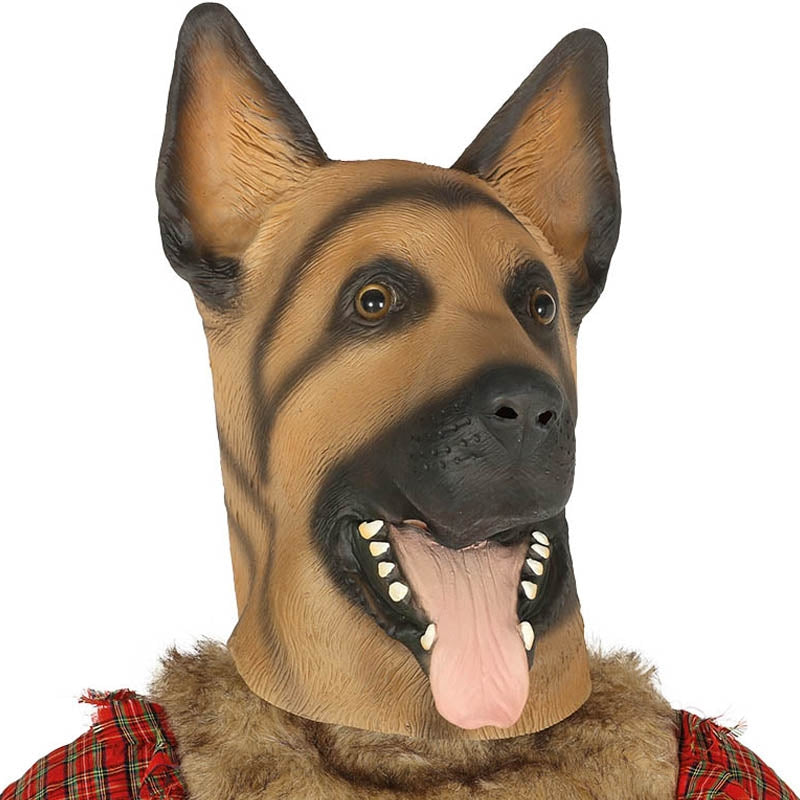 Masque Chien Berger Allemand en latex |【Achat en ligne】