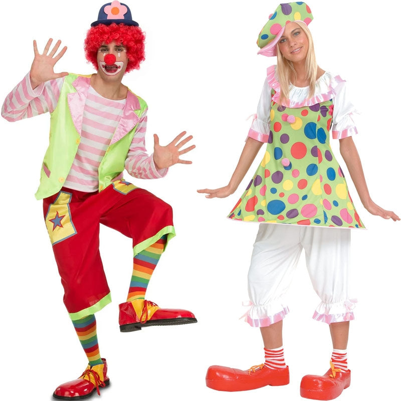 Déguisements Clowns Cirque adultes pour couples - Achat en ligne