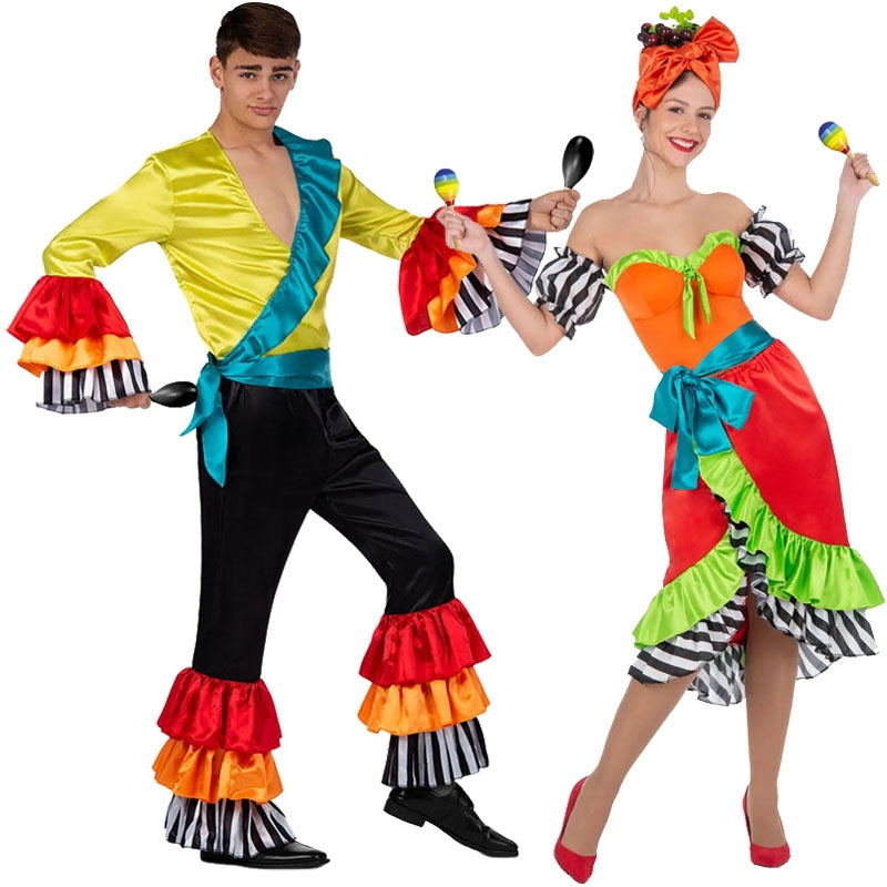 Déguisements Danseurs Rumba Caraïbes adultes pour couples