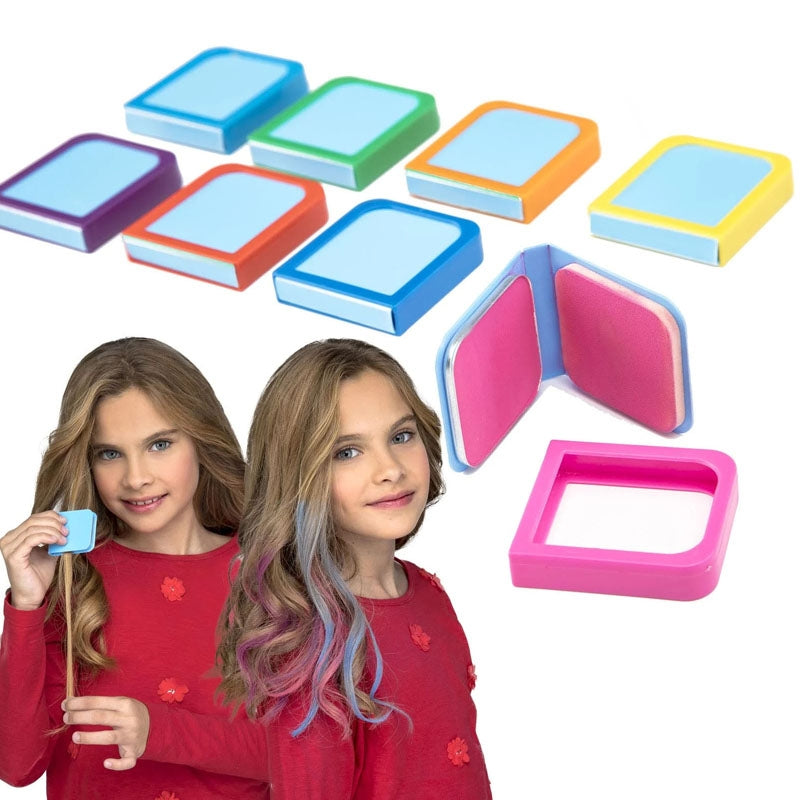 Tinta tu pelo a mechones con tiza de color rosa【Envío 24h】